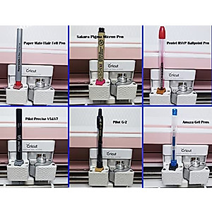 17 Packs Pen Adapter Set Compatible with Cricut (Explore Air, Air 2,Air 3, and Maker,Maker 3), Pen Adapter Compatible with (Sharpie/Bic/Crayola/Sakura/Pilot/Pentel/Paper Mate/Mitsubishi uni-Ball)