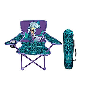 Disney Raya Camp Chair for Kids, Portable Camping Fold N Go Chair with Carry Bag