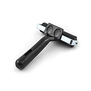 QWORK 4 Inch Rubber Roller, Tape Roller for Print, Tape, Wallpapers, Scrapbooks