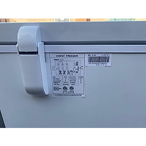 Commercial Freezer Chest freezer 18 cubic feet, 65" Length-Ice Cream freezer NSF Certified White Solid door w/Storage Baskets XF-562 dup1