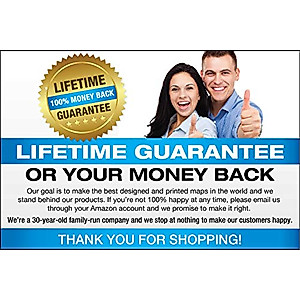 Laminated World Scholar Map Poster | Educational Elementary School Version | Easy-to-Read Large Labels | 36” x 24” | Shipped in a Tube, Not Folded | Great for The Home or Classroom