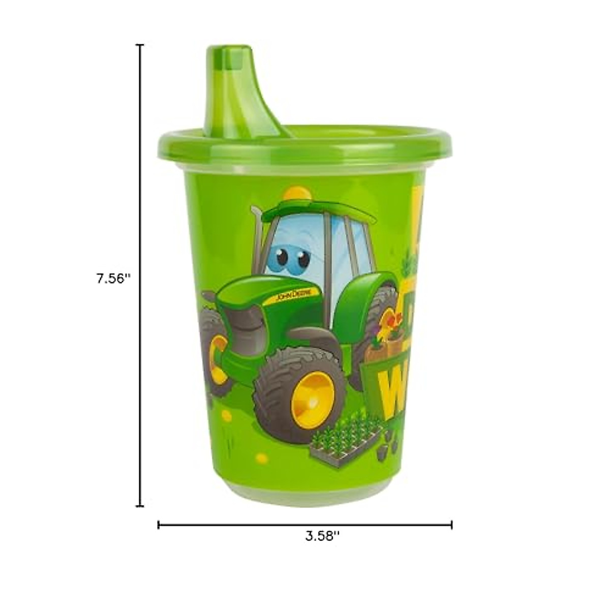 The First Years Take & Toss Disney Princess Sippy Cups - Reusable Toddlers Cups with Lids - Kids Party Pack with 2 Travel Caps - 10 Oz - 10 Count