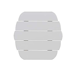 Linon Adirondack, White End Table, 18.5"D x 18.11"W x 18.11"H