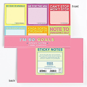 Knock Knock Im So Goals Sticky Packet Set