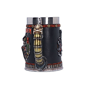 Nemesis Now Iron Maiden Senjutsu Tankard 15.5cm, Resin, Grey, Officially Licensed Iron Maiden Merchandise, Includes Removable Insert, Cast in The Finest Resin, Expertly Hand-Painted