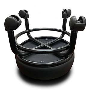 A&A Rolling/Scoot Stool | Comfortable | Heavy-Duty/Sturdy | 360 Degree Rotating | Low to Ground Acubest (1)