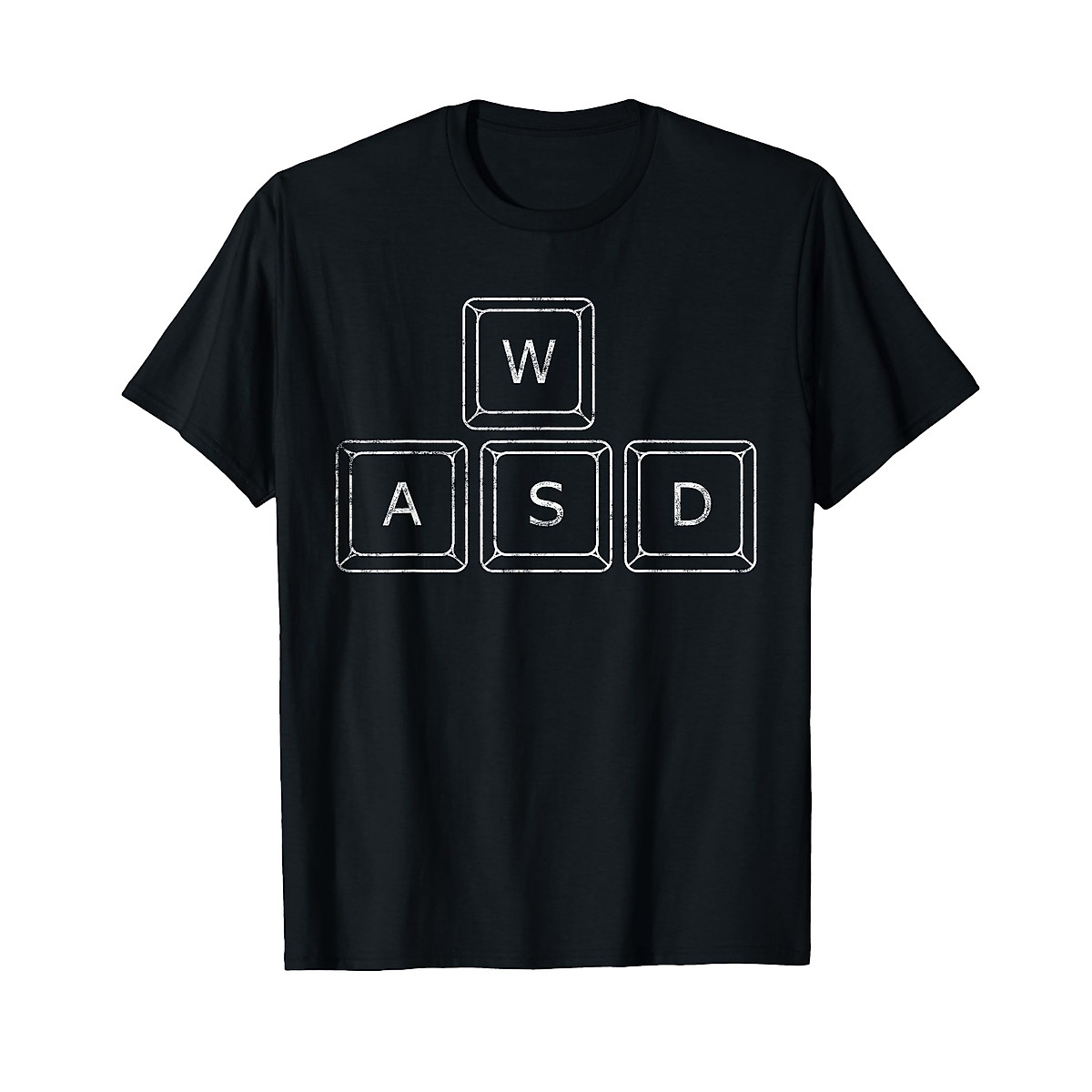WASD PC Gamer Keys Computer Gaming Gift T-Shirt