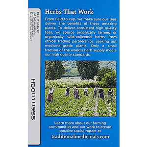 Traditional Medicinals Organic Cup of Calm Lavender Mint Herbal Tea, Calming & Relaxing, (Pack of 1) - 16 Tea Bags