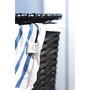 Clothing Labels, Name Labels for Masks, Washer and Dryer Safe, No Iron, Kids Labels for Daycare, Nursing Home Labels, Washable, Write-On, Made in The USA