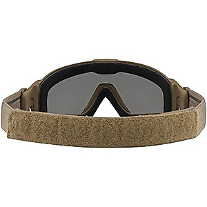 Oakley Men's Ballistic Halo Goggles Polarized Oval Eyewear, Terrain Tan, One Size