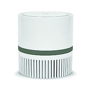 ENVION Therapure TPP100 Triple Action HEPA Type UV-C Air Purifier with 2 Fan Speeds for Small Spaces up to 25 Square Feet, White