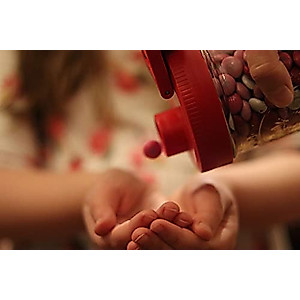 Brewing America Glass Mason Jar Pitcher with Lid - Ball Jars, 2 Quart (64 oz) with Old Glory Red Wide Mouth Mason Jar Pour Lid, for Smoothie, Boba Cup, Sun Tea Jar, Cold Coffee Glass Tumbler