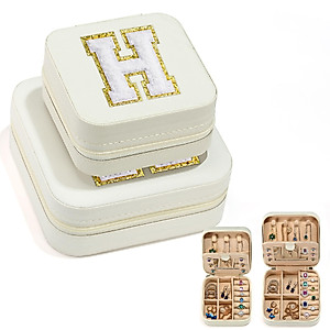 Parima Birthday Gifts for Women -2 Pieces Travel Jewelry Case Set, Travel Gifts Friend Gifts for Women Personalized Gifts Unique Gifts Christmas Gifts for Women Personalized Jewelry Boxes for Women