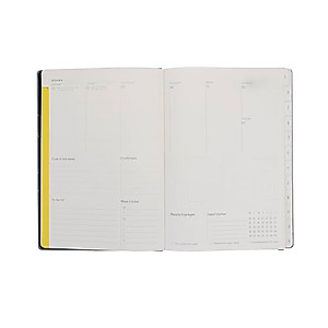 Collins Dream Planner 2024 Diary B5 Week to View and Monthly Journal - Lifestyle Planner and Organiser for Productivity and Goal Setting - January to December - Weekly - Sunshine Yellow - DP1B53.45-24
