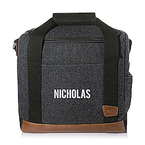 Lifetime Creations Custom Embroidered Soft Cooler Bag: Personalized Gift for Dad, for Him, Groomsmen, Embroidered Wool Polyester, Large Beer Cooler Bag with Bottle Opener