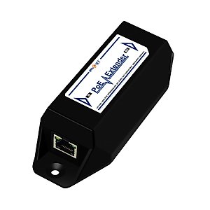 HYN@NET PX201 30W Gigabit PoE Extender One Channel 10/100/1000Mbps PoE Repeater for Security Camera,IEEE802.3at/af Compliant,Plug and Play