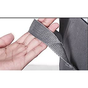 GUAGLL Quilt Storage Bag Non-Woven Foldable Window Handle Storage Bag for Clothes Quilt Toys