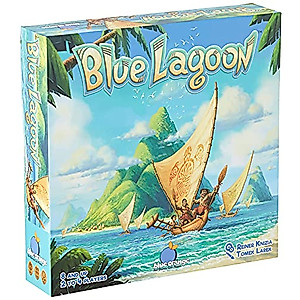 BLUE ORANGE GAMES Blue Lagoon Strategy Board Game