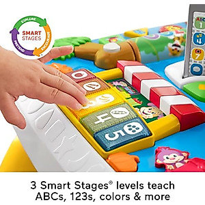 Fisher-Price Baby to Toddler Toy Laugh & Learn Around the Town Learning Activity Table with Music & Lights for Infants Ages 6+ Months​ (Amazon Exclusive)