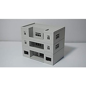 Outland Models Railway Modern 3-Story Building Office / House N Scale 1:160