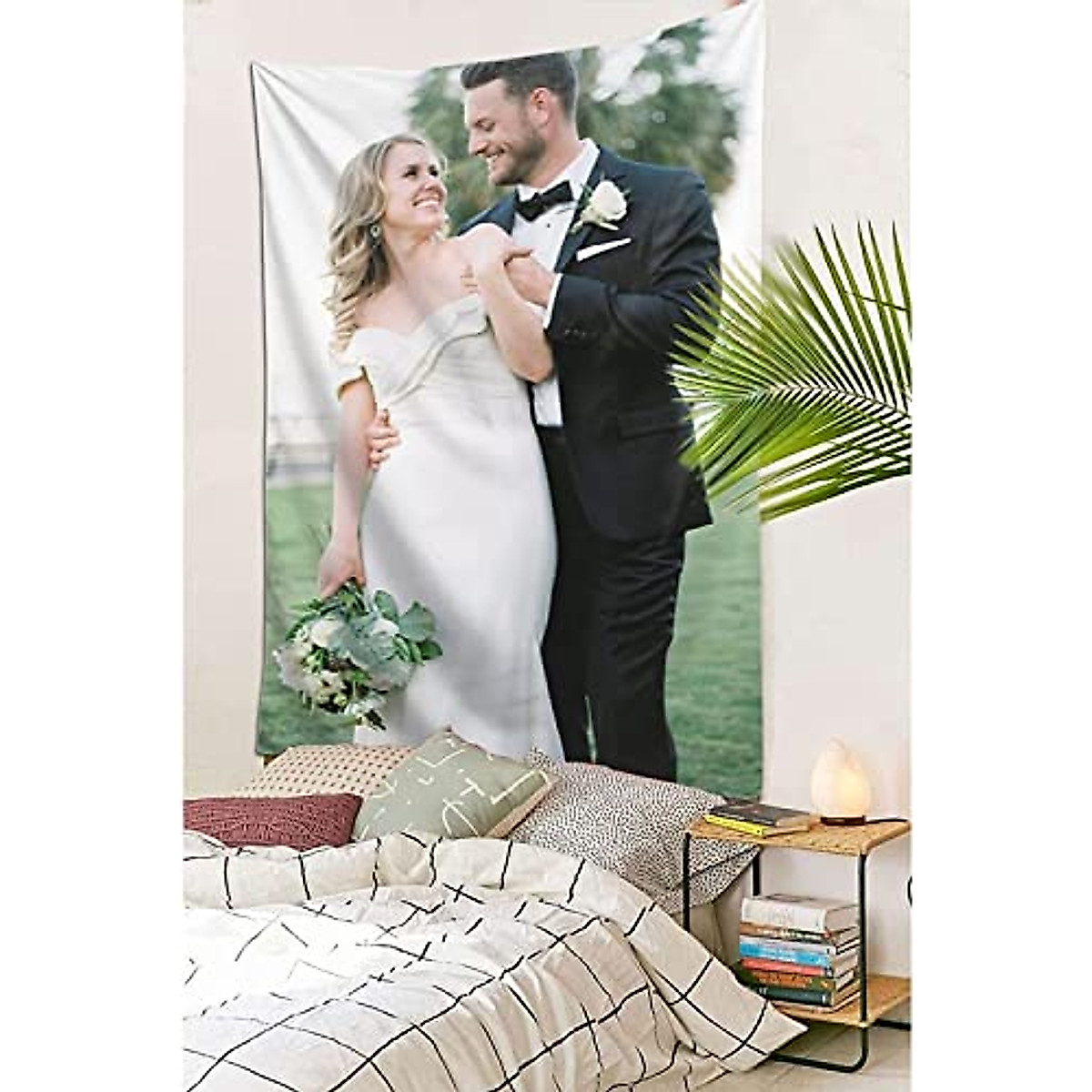 Personalized Graduation Party Backdrop Photo Prop Vertical Tapestry,Custom Trendy Wedding Party|Bridal Shower Booth Backdrop,Birthday|Family Memories Personalized Photo Collage Tapestry Colorful