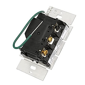 Lutron Maestro Dual Digital Dimmer Switch for Incandescent Bulbs, 300-Watt/Single-Pole, MA-L3L3-WH, White