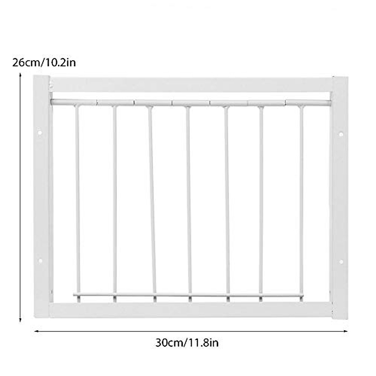KSTE Iron Birdcage House Door High Strength for Pigeon Parrot Easy Installation(30x26cm)