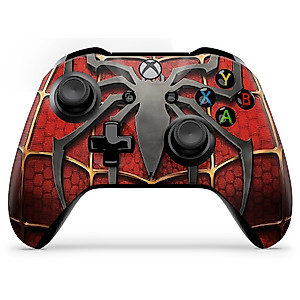 2 x Spider Controller Skins Full Wrap Vinyl Sticker Compatible with Xbox One/S/X