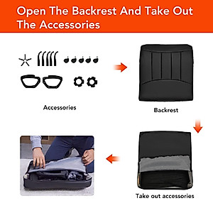 CLATINA Mid Back Leather Office Executive Chair with Lumbar Support and Padded Armrestes Swivel Adjustable Ergonomic Design for Home Computer Desk 4 Pack