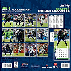 Seattle Seahawks 2021 Calendar