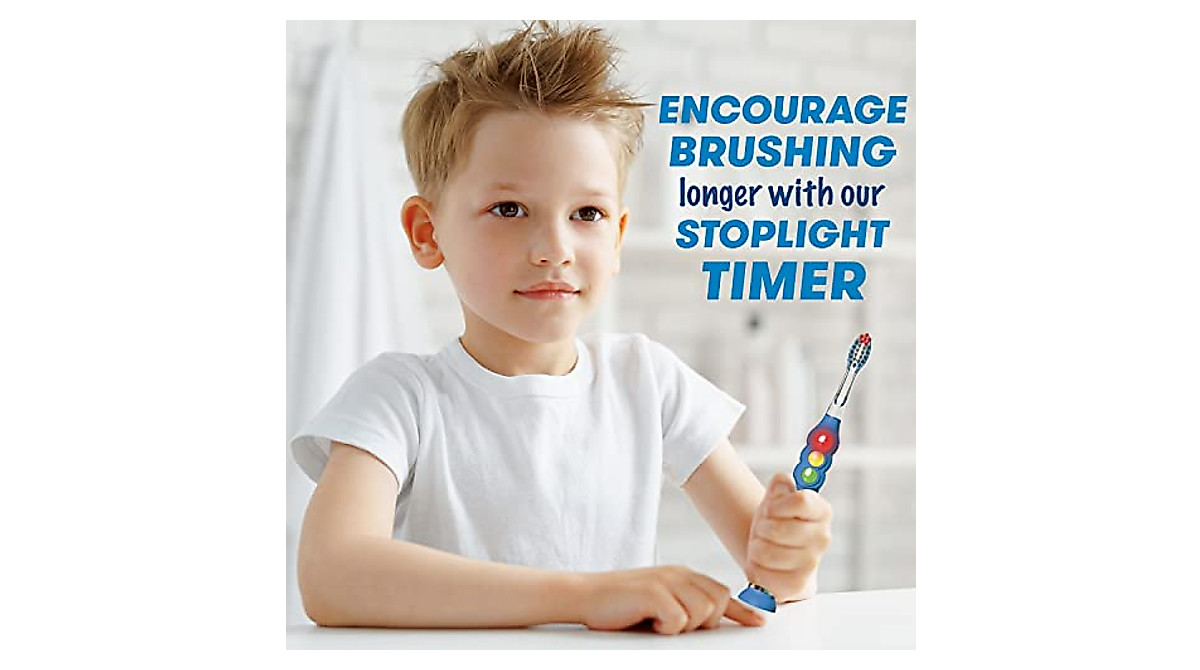 Firefly Avengers Light-Up Timer Toothbrush for Kids | Soft Bristles ...