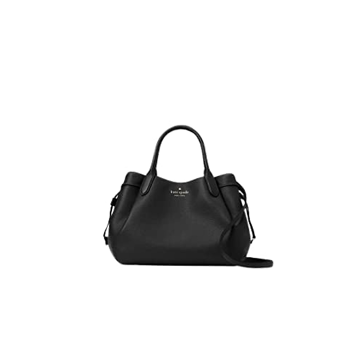 Kate Spade Dumpling Large Satchel Shoulder Hobo Bag Tote Leather In Gold Black