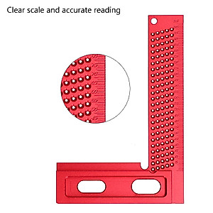 L Square Ruler, Clear Accurate Right Angle Positioning Ruler Right Angle Ruler Framing Ruler 90° for Carpenter for The 3D Sheet