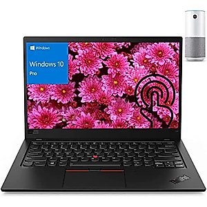 Lenovo ThinkPad X1 Carbon Gen 8 Business Laptop, 14" FHD 400nits Touchscreen, Intel Quad-Core i7 10610U up to 4.9GHz, 16GB RAM, 512GB PCIe SSD, WiFi 6, Bluetooth 5.2, Windows 10 Pro,Conference Speaker