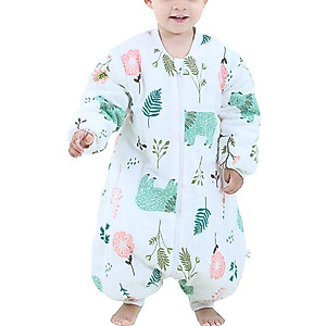 Happy Cherry Baby Winter Coverall One Piece Cute Cartoon Cotton Sleeping Sack