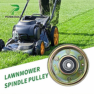 POSEAGLE 756-04224 Flat Idler Pulley 2.75 od Replaces Cub Cadet 756-04224 Idler Pulley 756-04224 Pulley, MTD 756-0981 Pulley, MTD 756-0981a, 756-0981b, 7560981a, 7560981b, Toro 112-3687, 62-4540