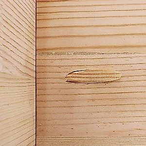 AUTOTOOLHOME 100 Pack Solid Wood Pocket Hole Plugs Pine for Pocket Hole Jig Woodworking Tool with a Storage Case(100)