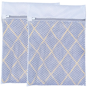 Laundry Bag,mesh laundry bags,Honeycomb laundry bags,Protect Your Delicates laundry bags wash bags,Won't wear out the washer mesh bag (2, 15.4x11inch)