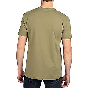 Next Level Mens Premium Fitted CVC Crew Tee (N6210) Light Olive l