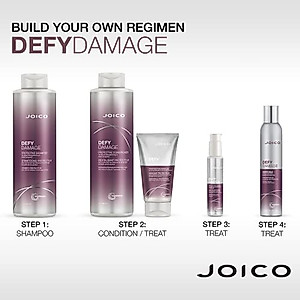 Defy Damage Protective Shampoo | For Color-Treated Hair | Strengthen Bonds & Preserve Hair Color | With Moringa Seed Oil & Arginine | 33.8 Fl Oz