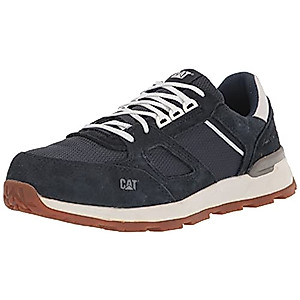 Cat Footwear Men's Woodward Steel Toe Construction Shoe Food Service, Blue Nights, 11