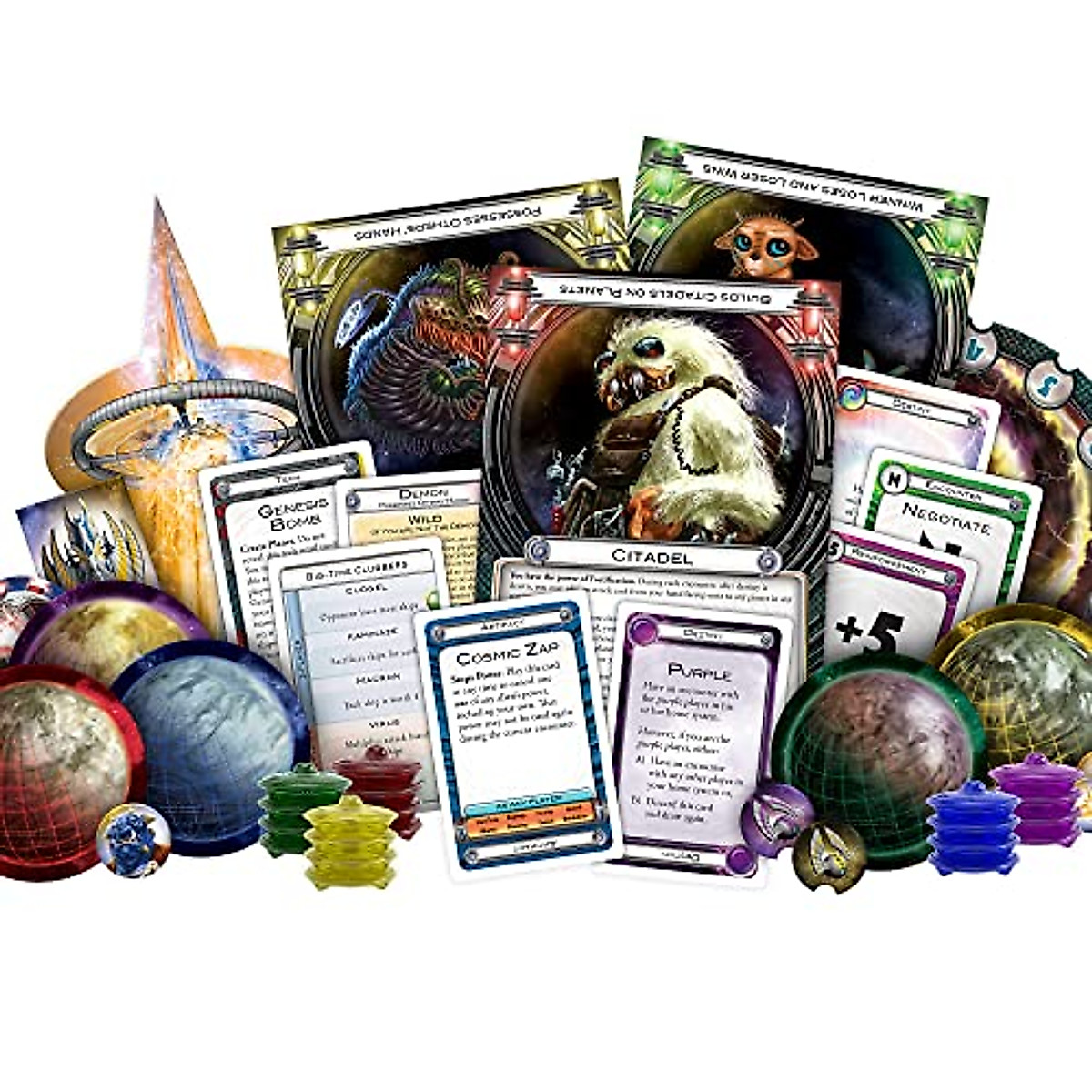 Cosmic Encounter 4th Edition Board Game by Fantasy Flight Games - Classic Intergalactic Conquest Strategy Game for Kids and Adults, Ages 14+, 3-5 Players, 1-2 Hour Playtime