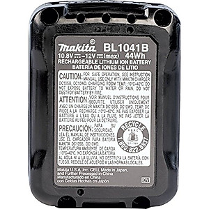 Makita BL1041B 12V max CXT Lithium-Ion 4.0Ah Battery, Black