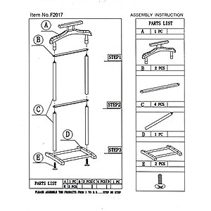 Frenchi Furniture Coat Rack, Mahogany