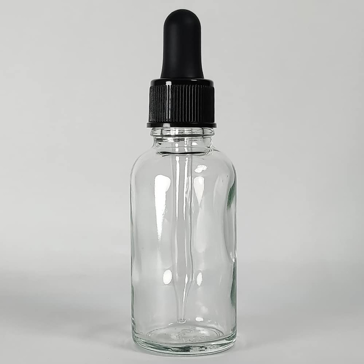Bioll 30ml (1 oz) Glass Dropper Bottle.Essential Oil Bottle With Glass Eye Droppers.For Lab Chemicals,Alcohol,Sterilize Water,Perfumes Bottles-12Pack (Clear)