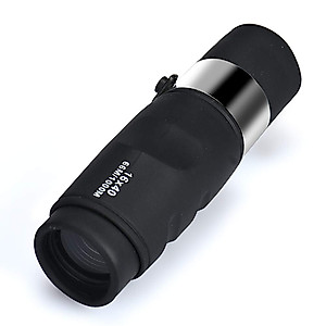 Toxz High Power 16X40 HD Optics BAK4 Night Vision Monocular Telescope Rotate Focus,Black Portable Monocular Telescope