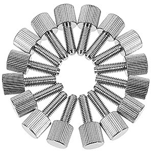 1 Set 20pcs Hand Screw Computer Thumb Screw Case Screws Computer Case Screw RGB Computer Case Computer Cases Screw for Computer Case Machine Screw Single Head Nickel-Plated Iron M5