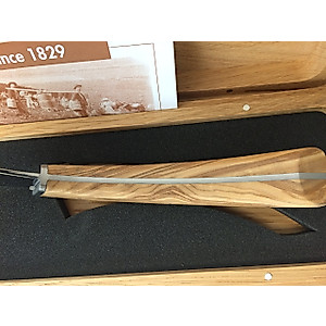 Laguiole en Aubrac Handmade Cheese Knife 'Le Buron' KMF99OLI/LZB1 Olivewood Handle