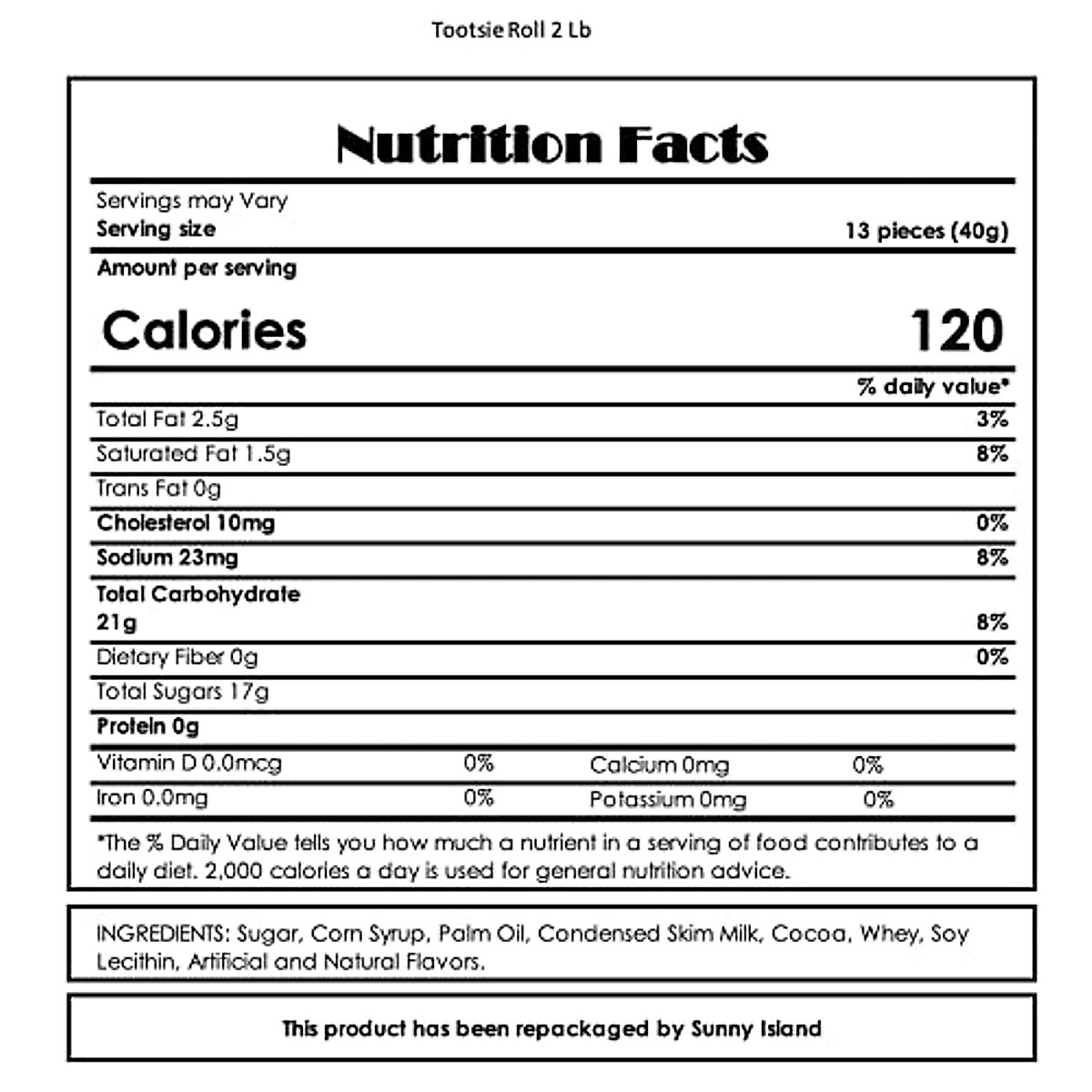 Tootsie Rolls Midgees Chocolate Flavor Gluten Free Chewy Candy, 2 Pound Bag