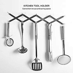 Dish Plate Drying Rack, Pot Lid Holder, Adjustable Pot Lid Organizer, Kitchen Cabinet Pantry Pan and Pot Lid Organizer Rack Holder (1Pcs)